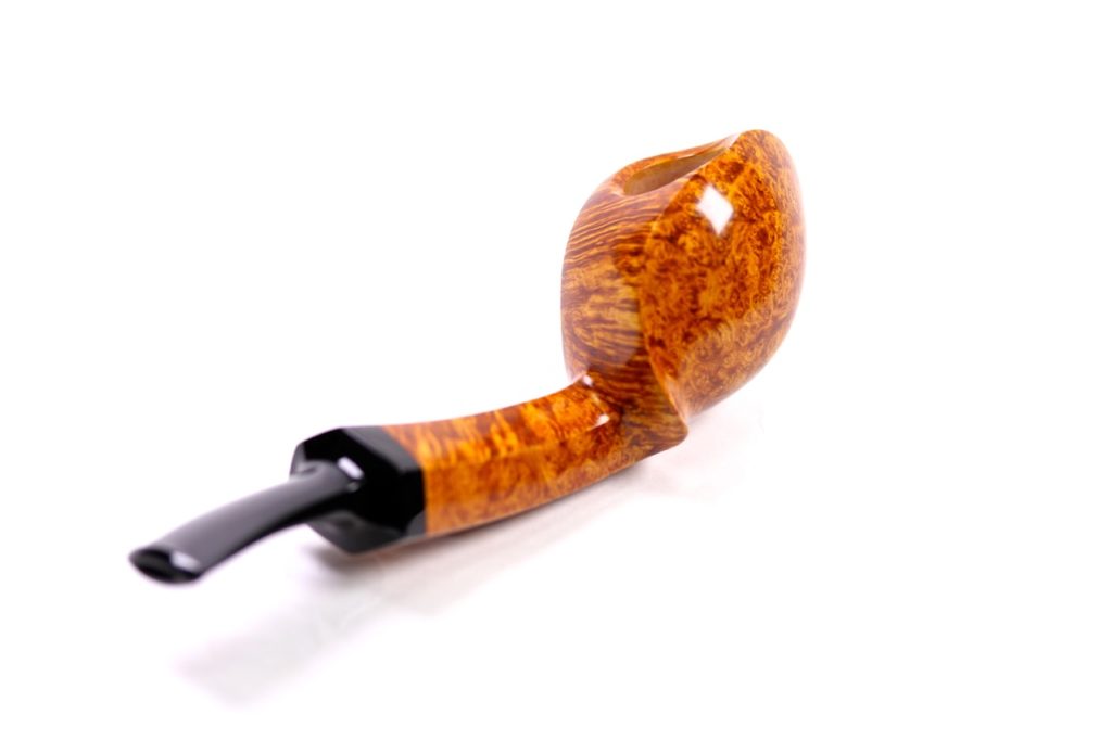 NEW : Kim Jong Wook`s Long Shank Blowfish pipe - Tobacco Pipes Japan