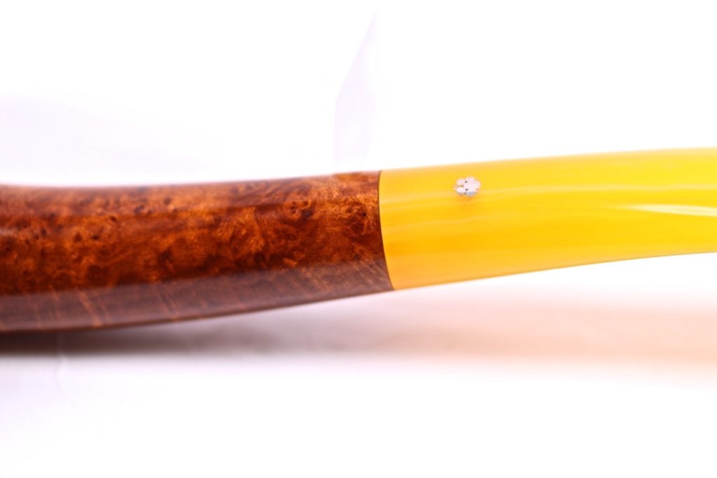 Amber Rhodesian Pipe from Chris Askwith - Tobacco Pipes Japan